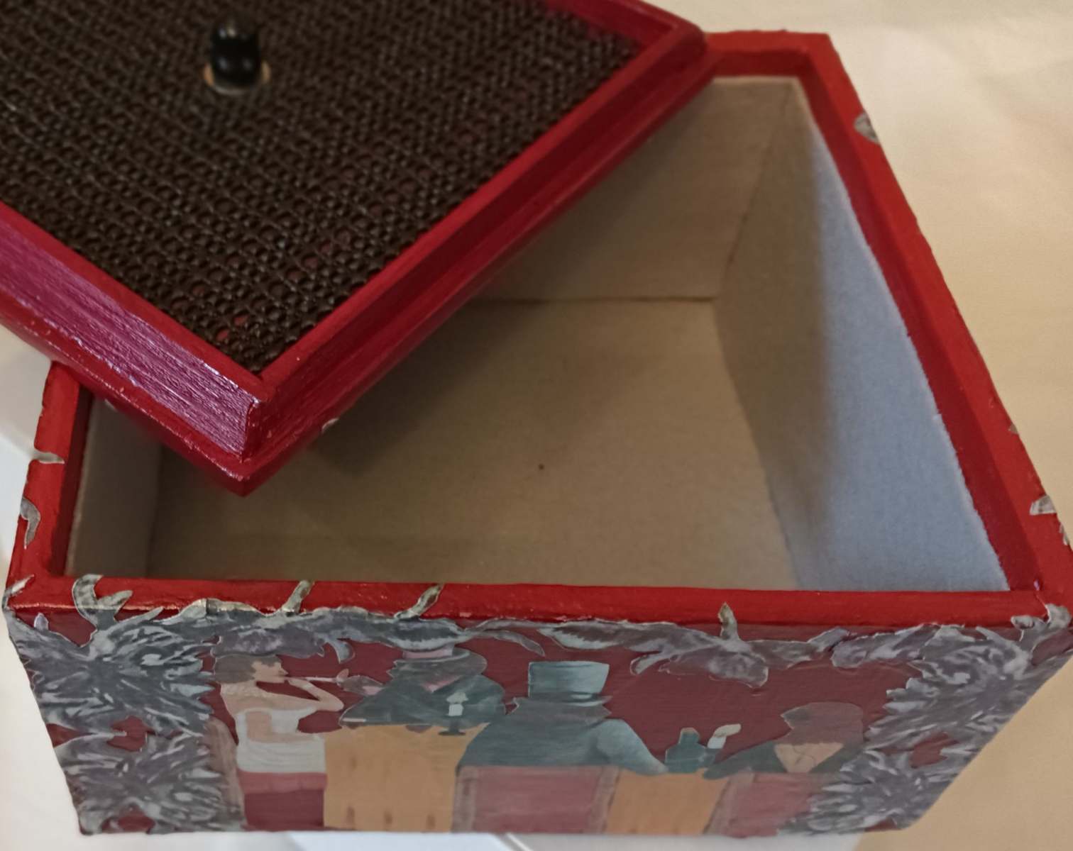 Mr Wolf’s Burlesque Night Treasure Box - Parallel World Art | Bespoke ...